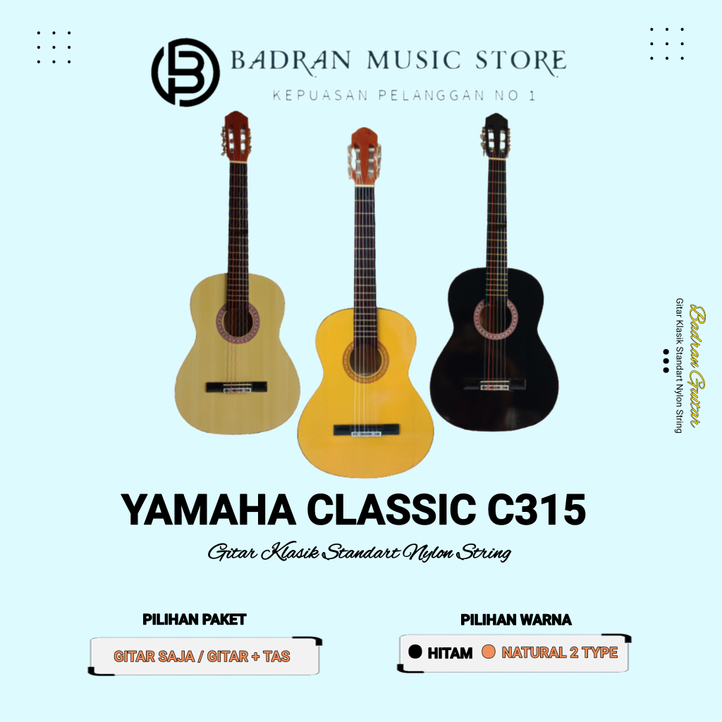 Jual GITAR YAMAHA CLASSIC C315 | Shopee Indonesia
