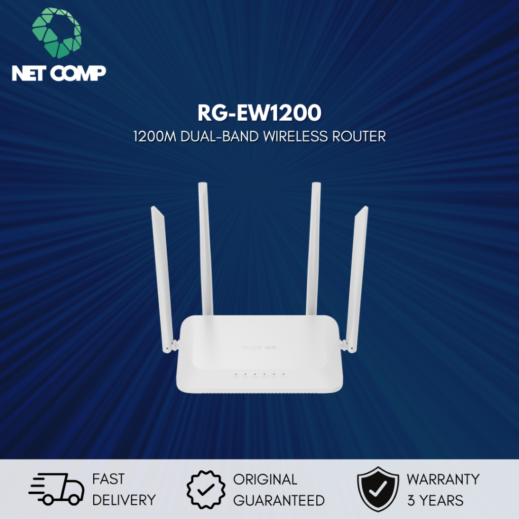 Jual RUIJIE REYEE RG-EW1200 Wifi 5 MESH SOHO WIFI ROUTER | Shopee Indonesia