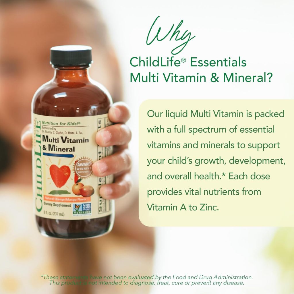 Jual ChildLife Essentials, Multi Vitamin & Mineral, Natural Orange ...