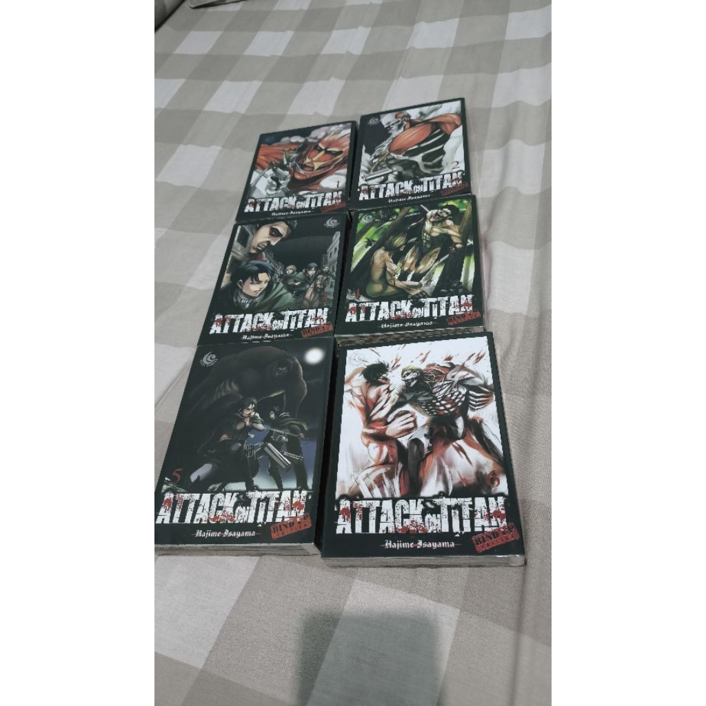 Jual Komik AOT BIND UP EDITION Vol 1-6 (bekas) | Shopee Indonesia