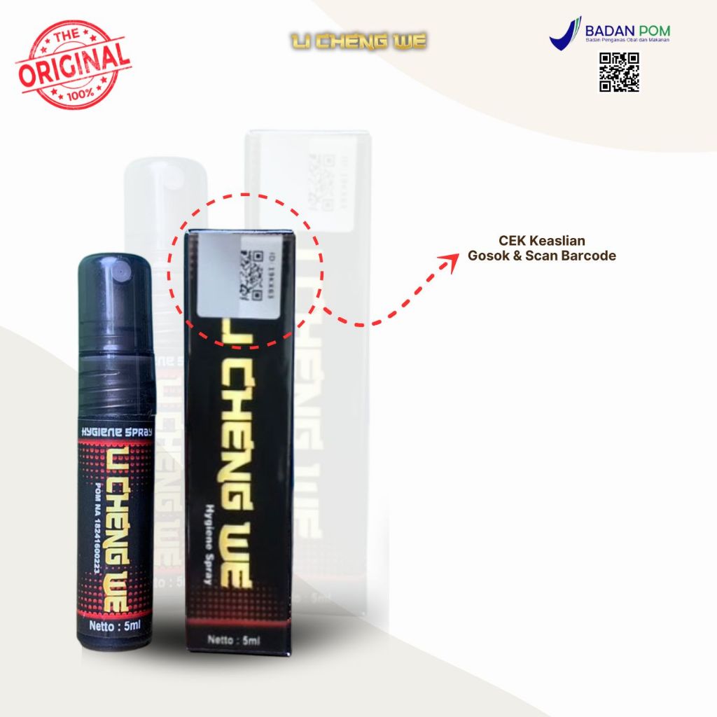 Jual Li Cheng We Spray Original Ada Barcode IDnya | Shopee Indonesia
