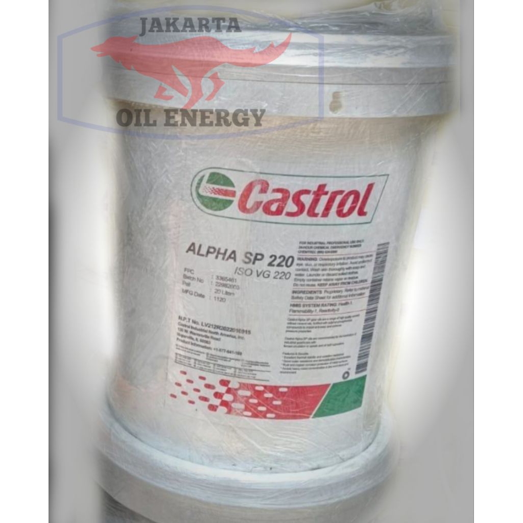 Jual CASTROL ALPHA SP 220 GEAR OIL ISO VG 220 | Shopee Indonesia