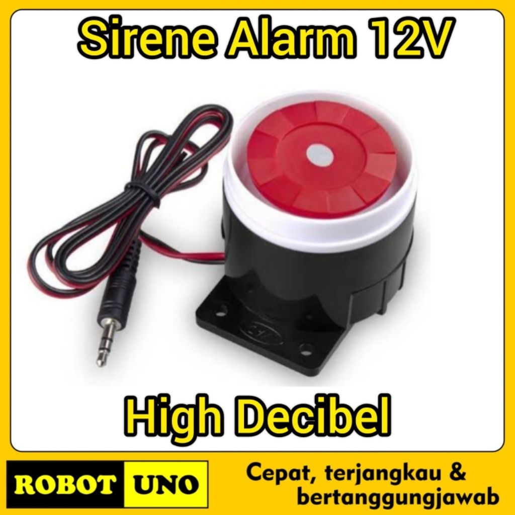 Jual Sirene Alarm 12 Volt High Decibel Security Safety | Shopee Indonesia