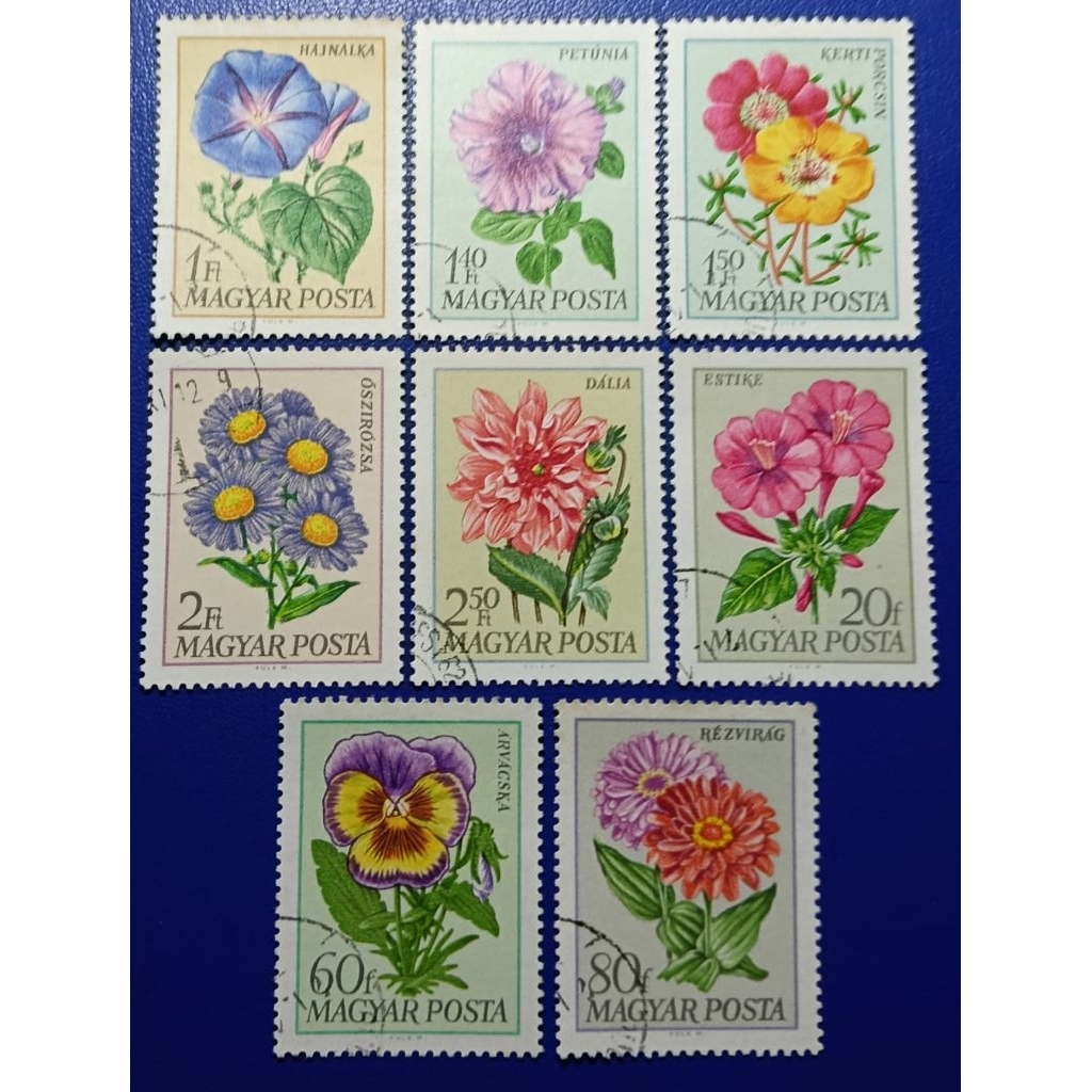 Jual Prangko Lawas LN Magyar Posta Seri Bungga 8 Keping | Shopee Indonesia