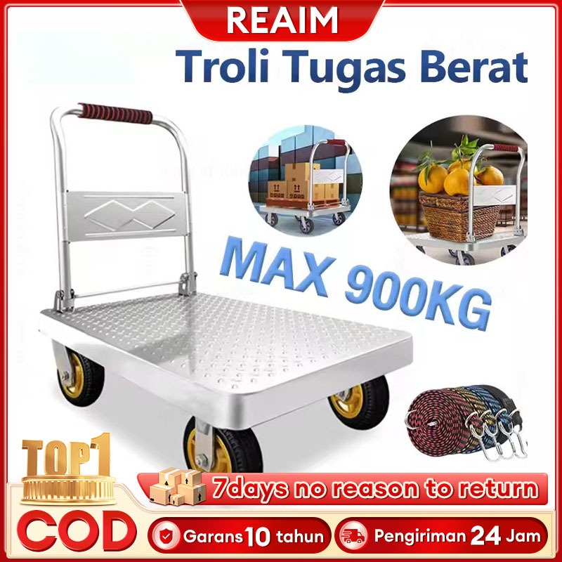 Jual Troli barang lipat portabel tanpa bising hand truck model besi 800 ...