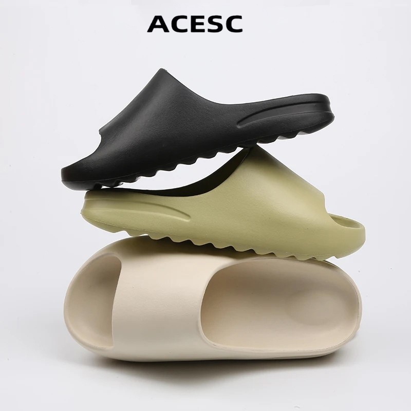Jual ACESC Sandal Wanita dan Pria EVA Flat Sandals Sandal Tebal Empuk ...