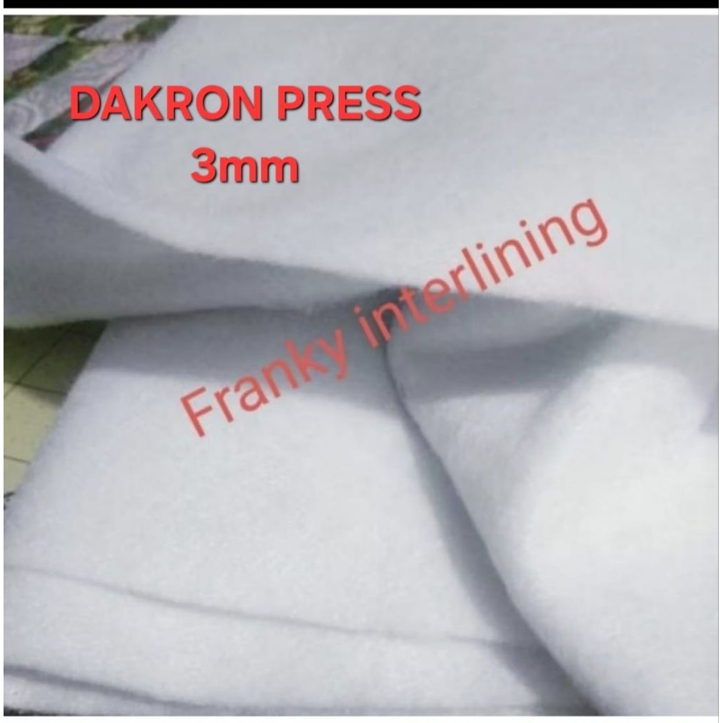 Jual DAKRON PRESS QUILTING TANPA LEM 3mm & 0,8mm LEBAR 150CM HARGA PER ...