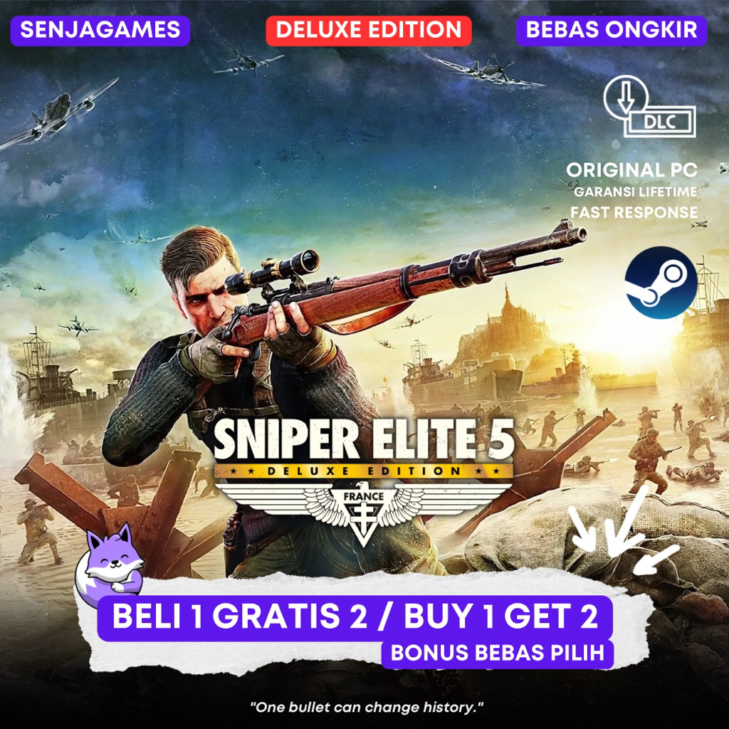Jual Sniper Elite 5 Deluxe Edition Original Game PC | Shopee Indonesia