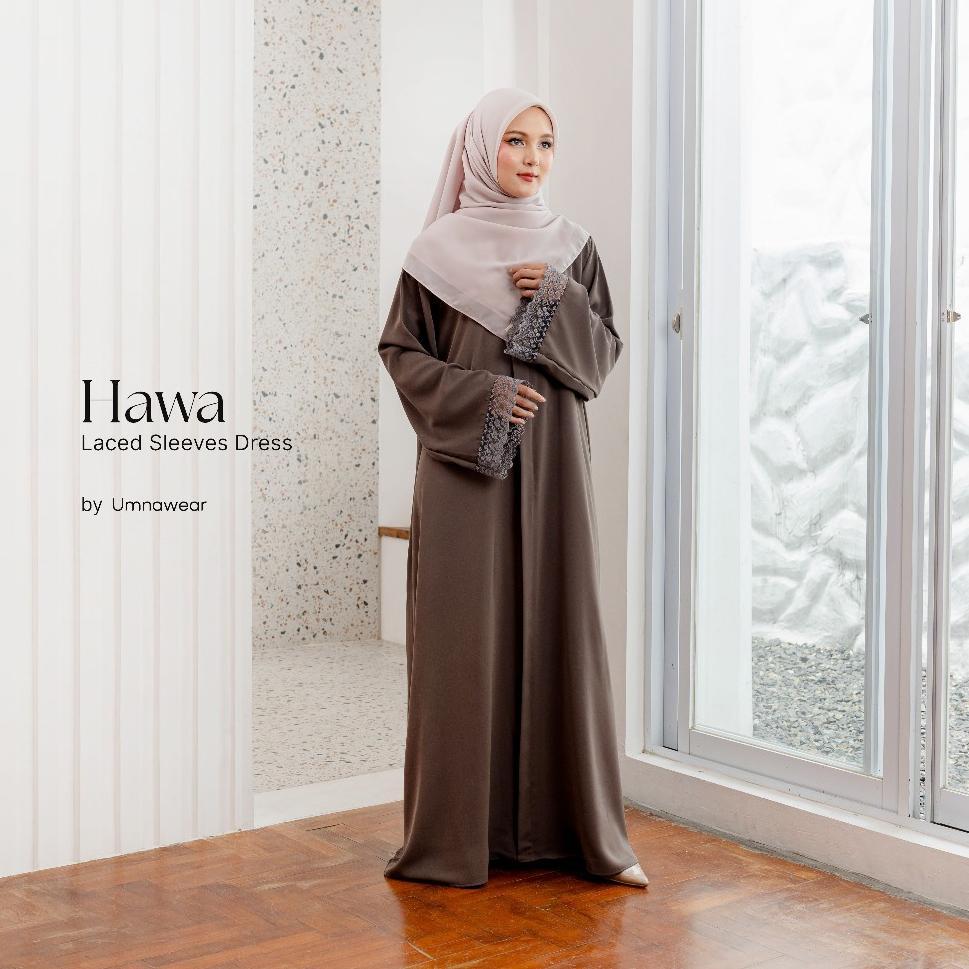 Jual Hawa Abaya Renda Lace Elegan Busui Syari By Umnawear - Baju Gamis Umroh Haji Lebaran ...