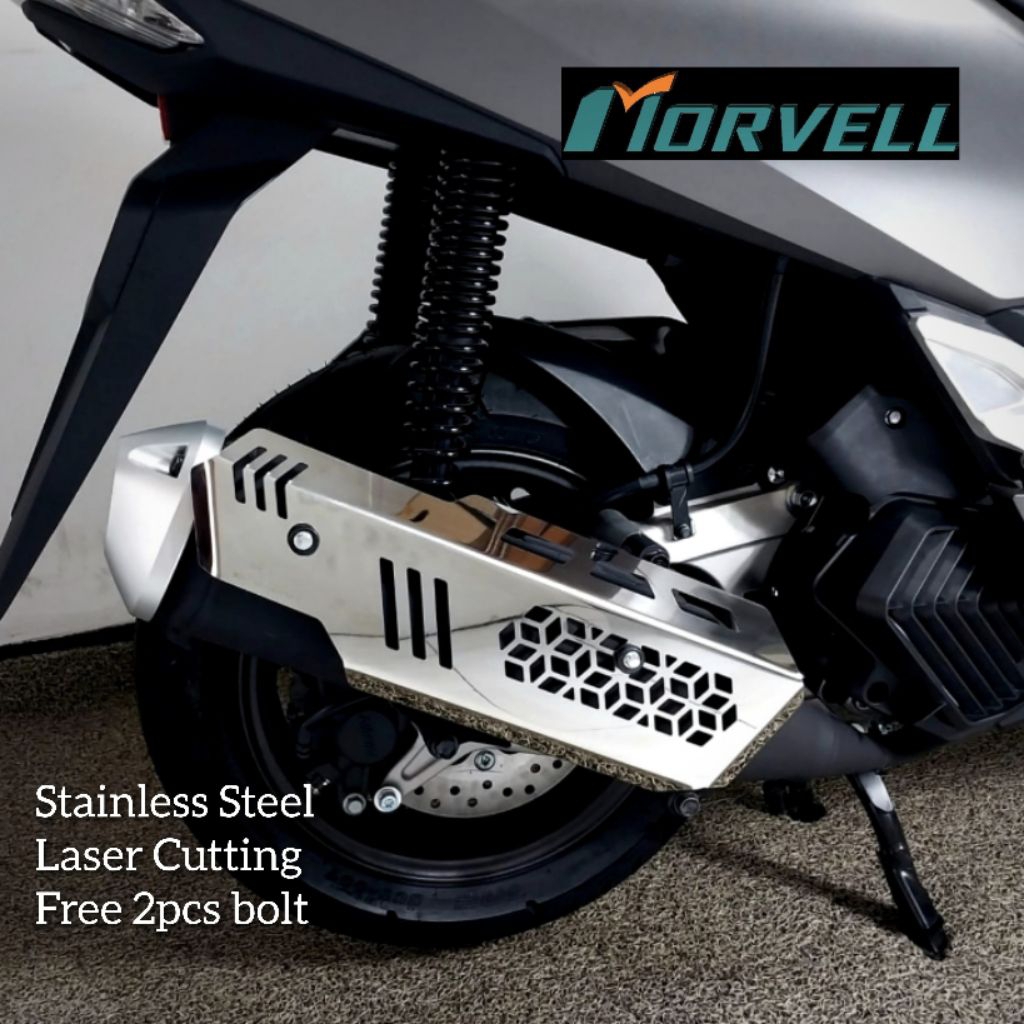 Jual honda pcx 160 2021 2025 up cover knalpot - vario 160 muffler cover atau baut knalpot ...