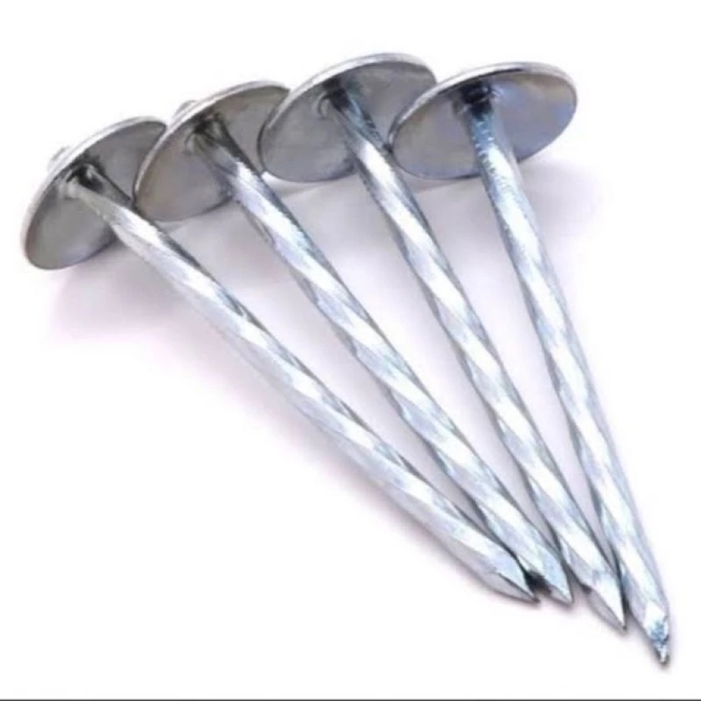 Jual Paku Payung Ulir 3 Inch / Paku Seng / Paku Asbes / Paku Payung ...