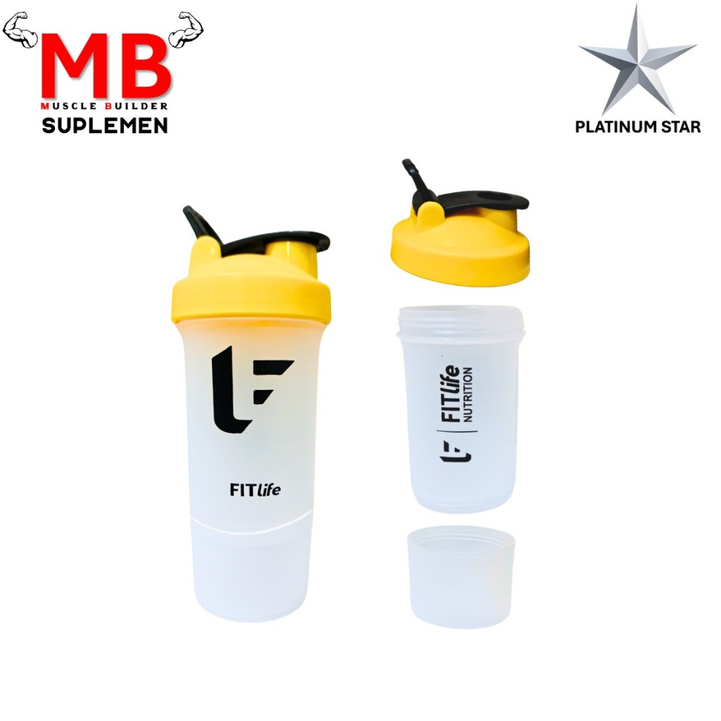 Jual Shaker Fitlife 600 ml Whey Protein Concentrate DPro WPro D W Pro ...