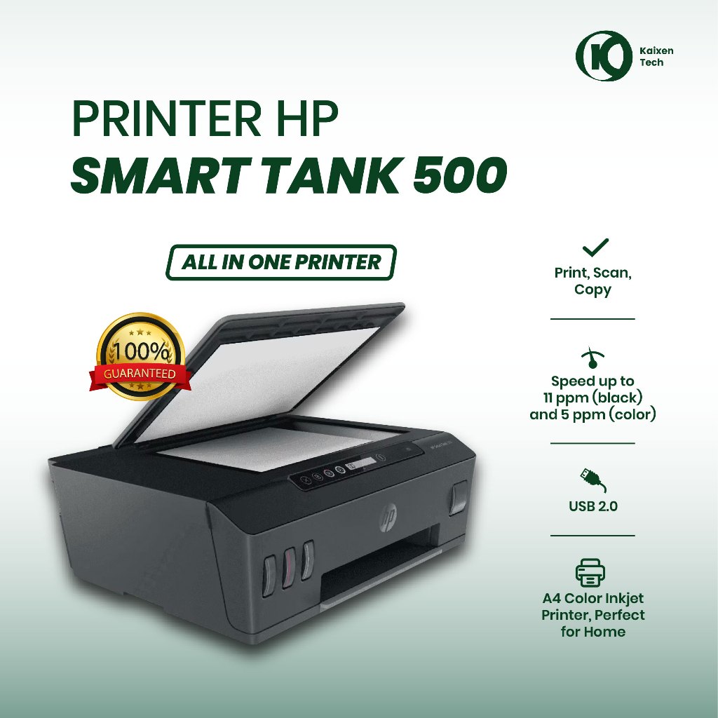 Jual Printer HP Smart Tank 500 Printer All-in-One Nirkabel - Printer ...