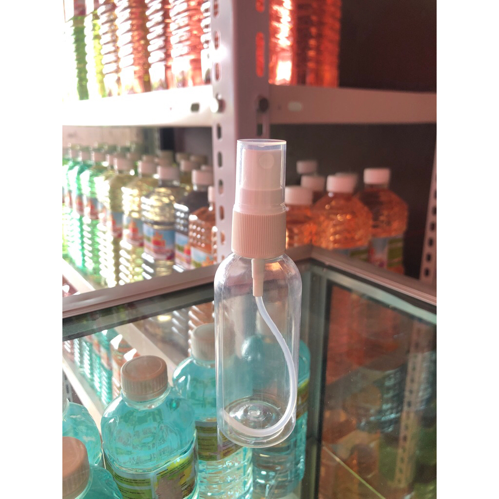 Jual BOTOL SPRAY PLASTIK BENING 60 ML Per pcs | Shopee Indonesia