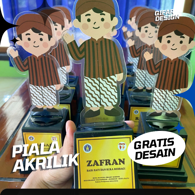 Jual Piala Akrilik Wisuda TK, SD, PAUD | Shopee Indonesia
