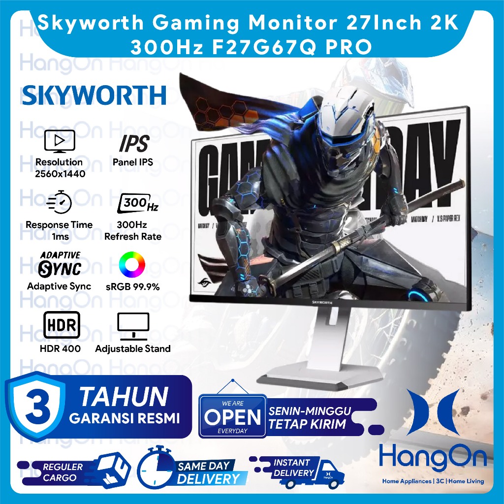 Jual [PACKING KAYU] Skyworth F27G67Q PRO Gaming Monitor 27Inch 2K 300Hz ...