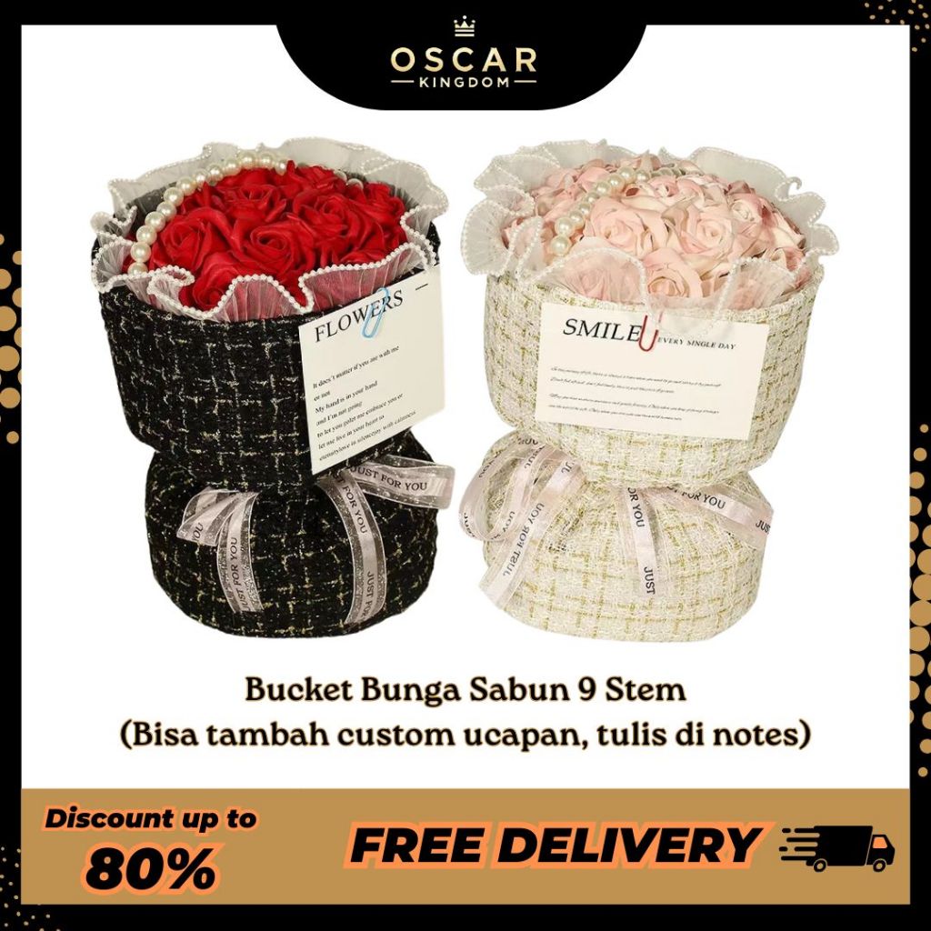 Jual Bucket Bunga Sabun / Flower Soap 9 Stem Buket Bunga Kado Special Anniversary Valentine ...