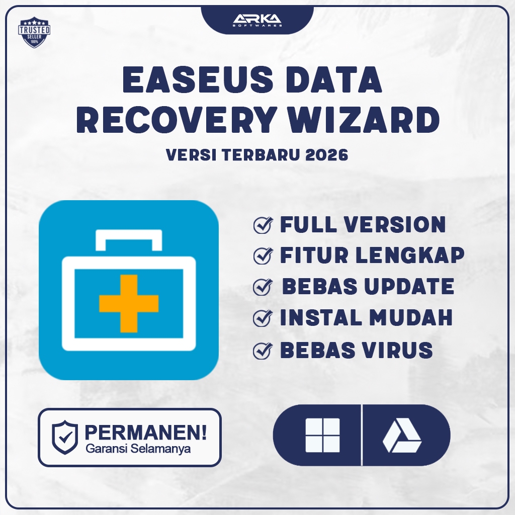 Jual EaseUS Data Recovery Wizard 18 Full Version Original Lifetime ...