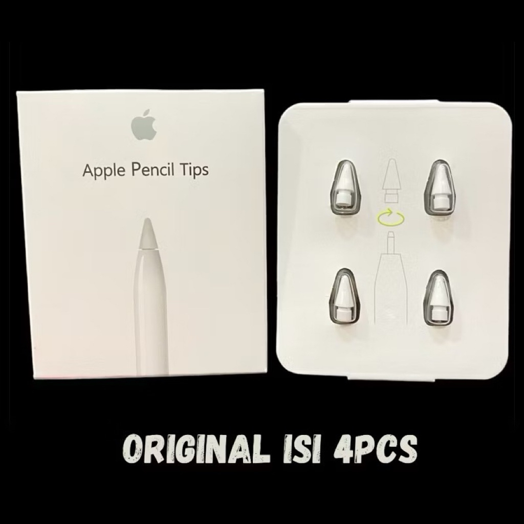 Jual (Isi 4Pcs) Stylus Nib Tip Repracement untuk pencil Apple Pen Gen 1 ...