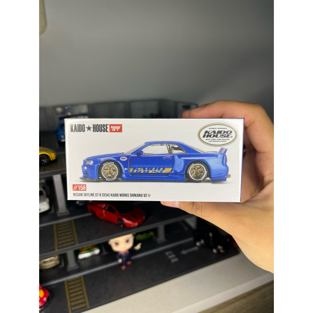 Jual Kaido House Nissan Skyline GT-R (R34) Kaido works Shinjuku V2 Blue ...