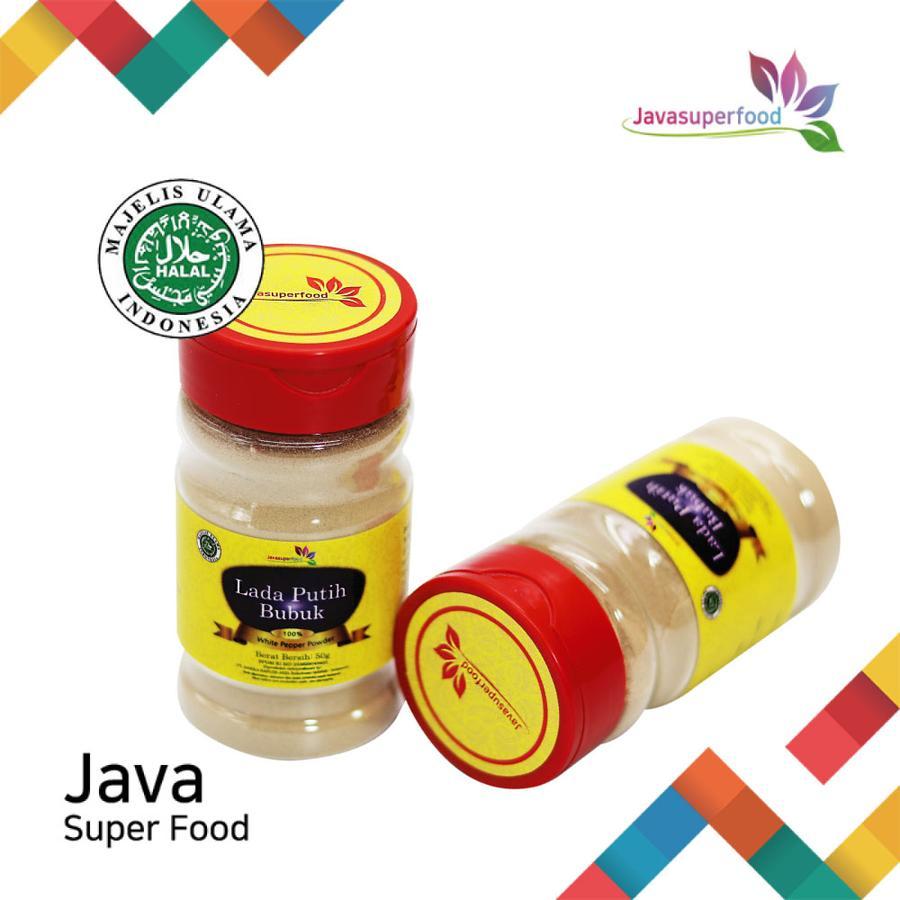 Jual Lada Putih Bubuk / White Pepper Powder 50g Java Super Food Botol | Shopee Indonesia
