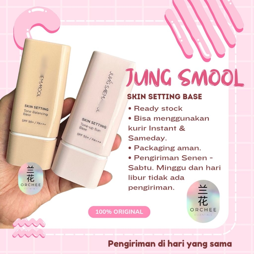 Jual ORIGINAL 100% - primer KOREA JUNG SMOOL JSM skin setting base primer | Shopee Indonesia