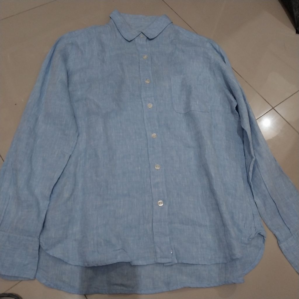 Jual MUJI linen shirt | Shopee Indonesia