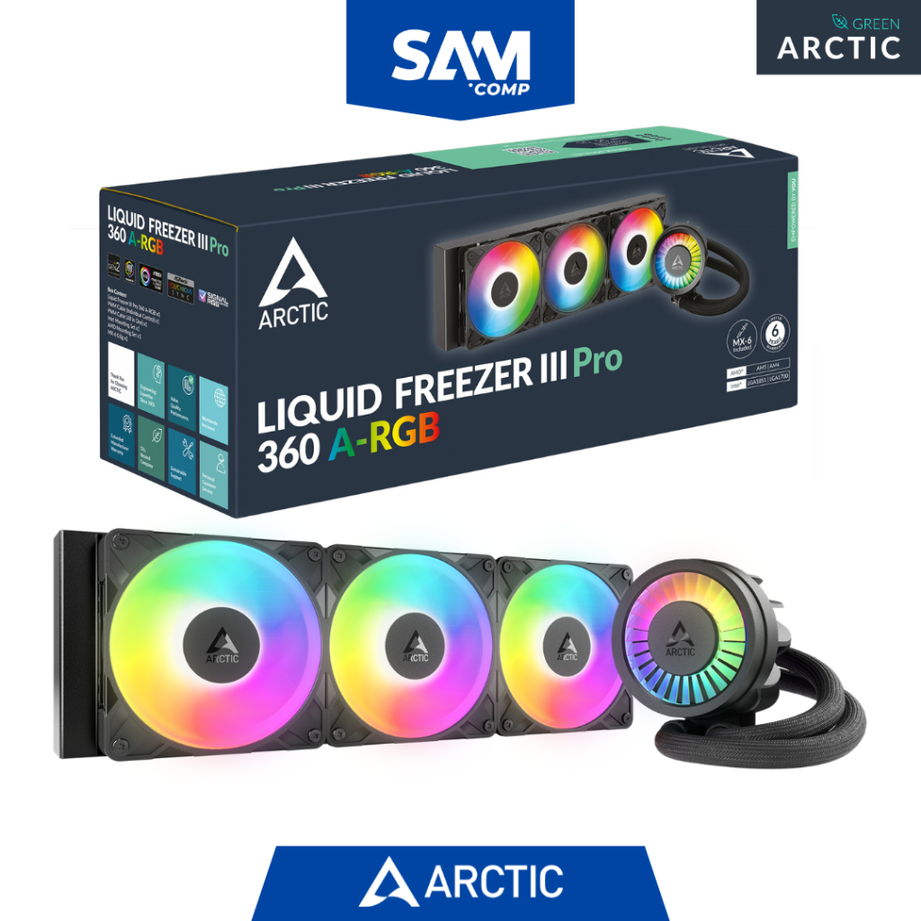 Jual ARCTIC LIQUID FREEZER III PRO 360 A-RGB / ARGB All In One CPU Cooler - Black | Shopee Indonesia