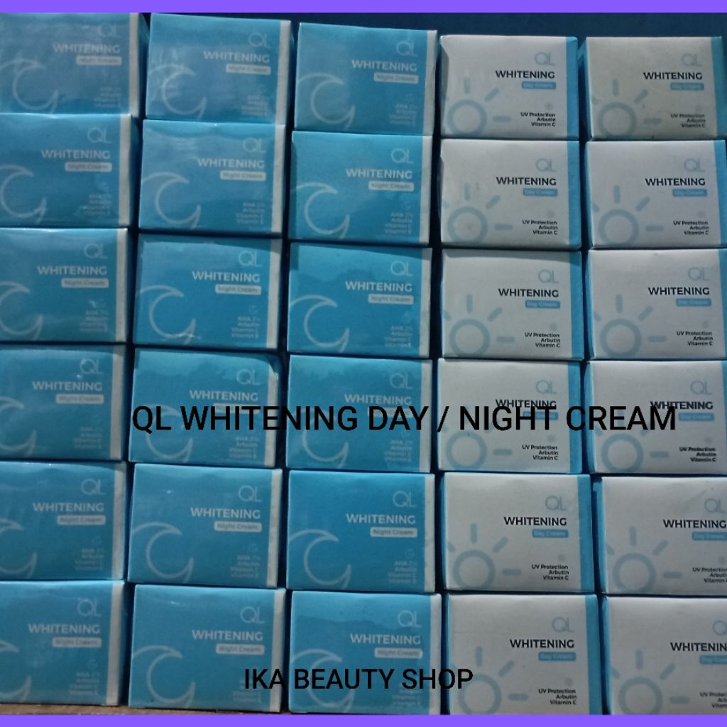 Jual QL Whitening Day Cream / Night Cream 18grm Kemasan Baru | Shopee ...