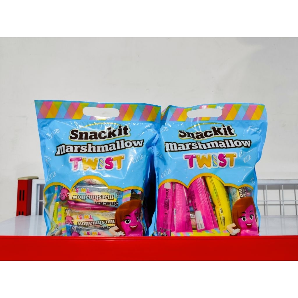 Jual Snackit Marshmallow Twist (1 Pack isi 24 pcs) | Shopee Indonesia