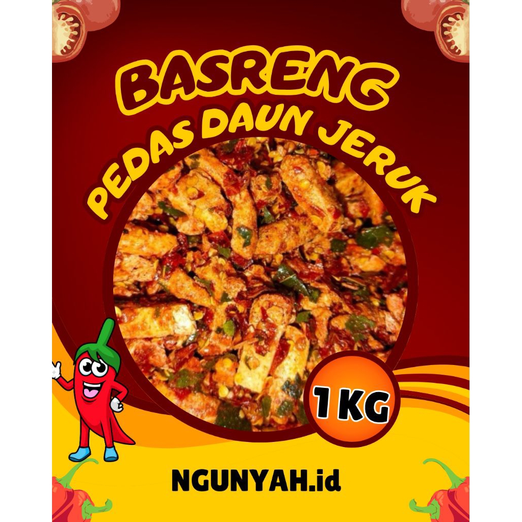 Jual Basreng viral pedas daun jeruk basreng nagih bakso goreng 1kg ...