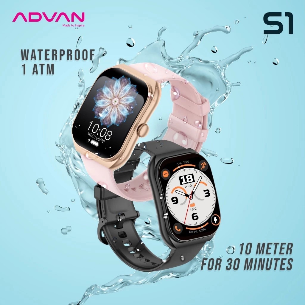 Jual SUPER SALE!! ADVAN SMARTWATCH S1 V2 | Ai Voice | IPS 2.01” Curve ...