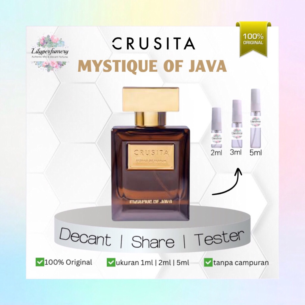 Jual Decant / Share CRUSITA MYSTIQUE OF JAVA Extrait De Parfum 1 ml | 2 ...