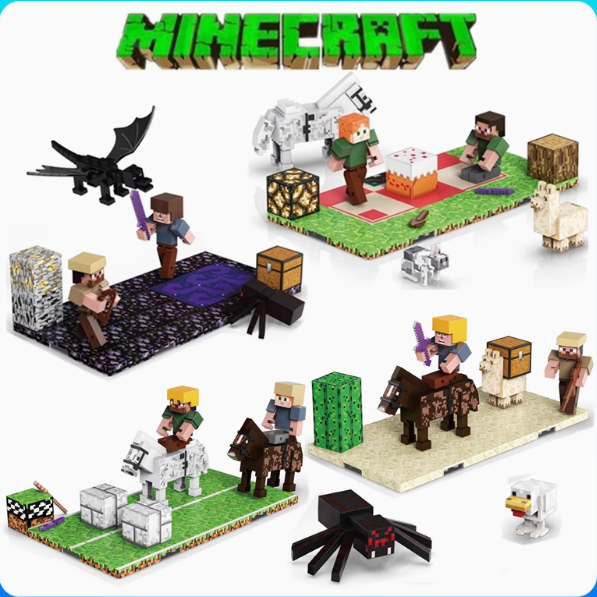 Jual Mainan Magnet 3D DIY Minicraft Blocks Magnetic Puzzle Balok Scene ...
