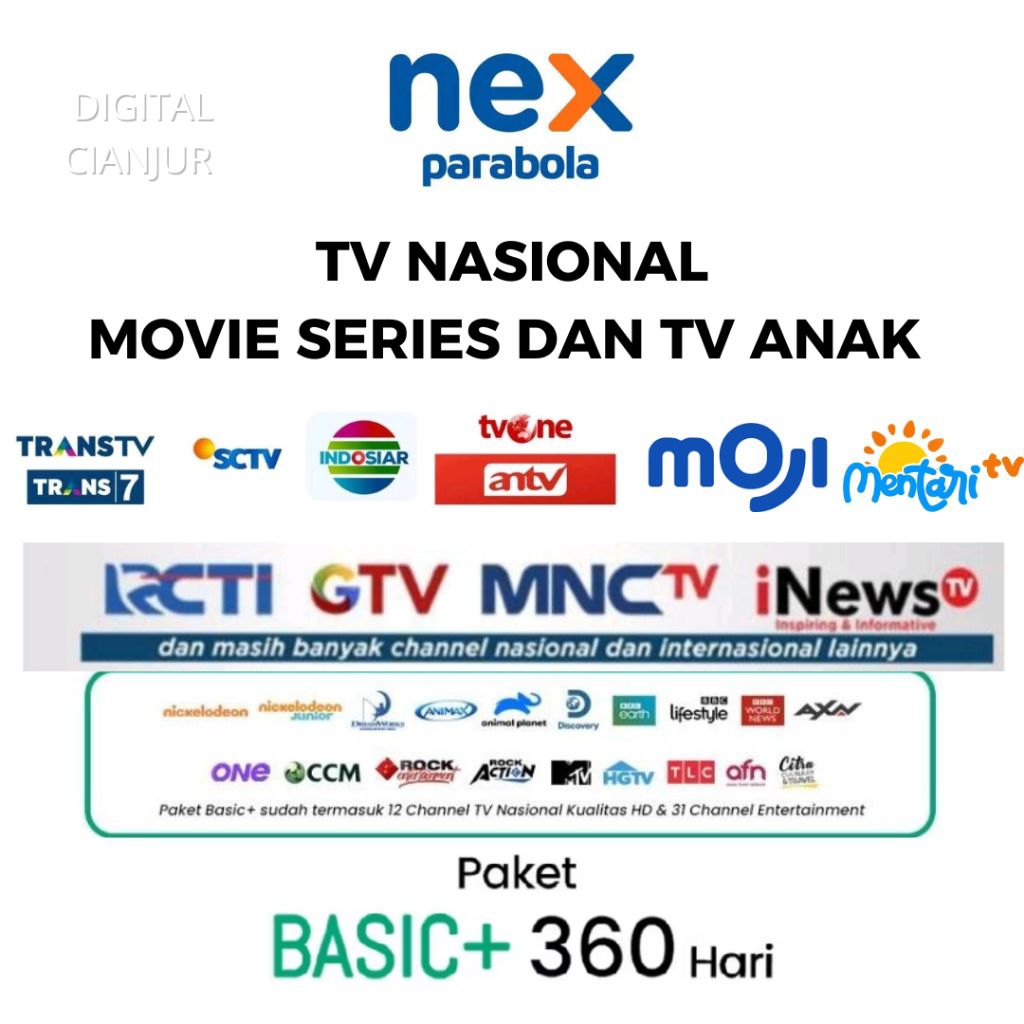 Jual Nex parabola paket Basic + | Shopee Indonesia