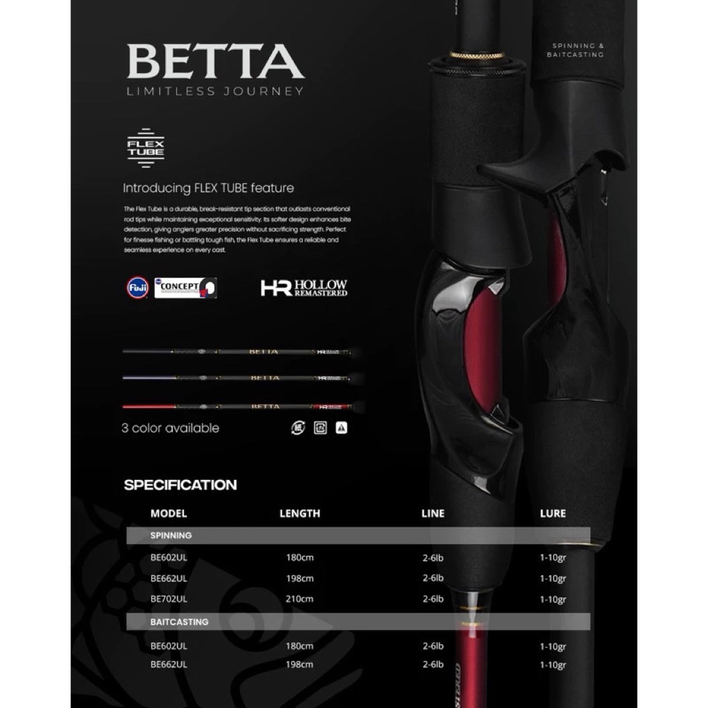 Jual JORAN ULTRALIGHT IROLY BETTA 602/662/702 FUJI HOLLOW CARBON ...