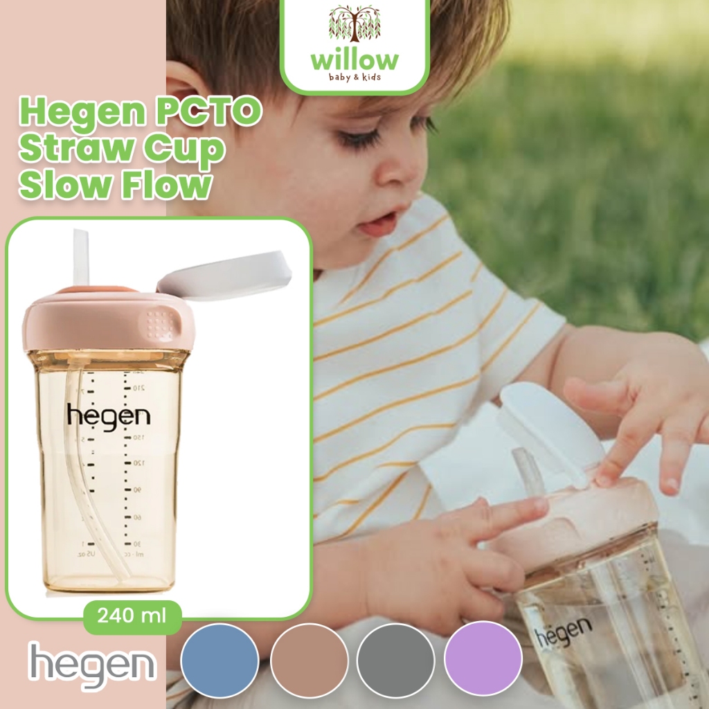 Jual Botol Minum Anak - Hegen PCTO Straw Cup Slow Flow 240Ml | Shopee Indonesia