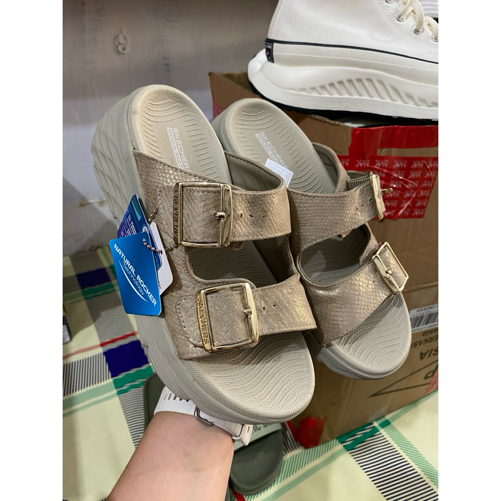 Jual ONLY SIZE 36 SANDAL SKECHERS ARCHFIT EASY DAY 119452 MOCHA SENDAL ...