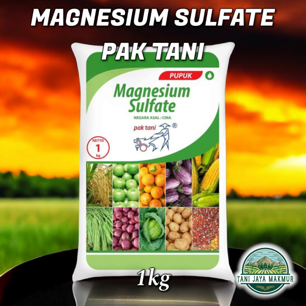 Jual PUPUK MAGNESIUM SULFATE PAK TANI Kemasan Original 1KG Kristal ...