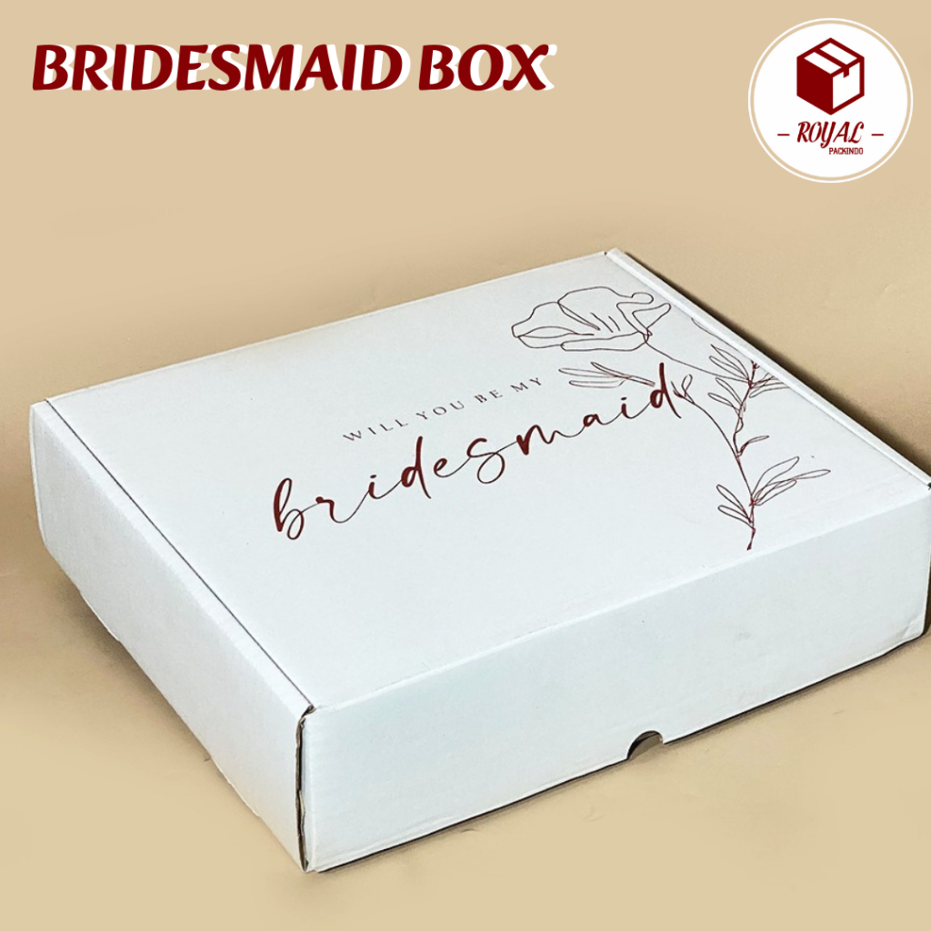 Jual BRIDESMAID BOX 30 X 25 X 8/BOX HANTARAN/KOTAK PERNIKAHAN/KOTAK ...