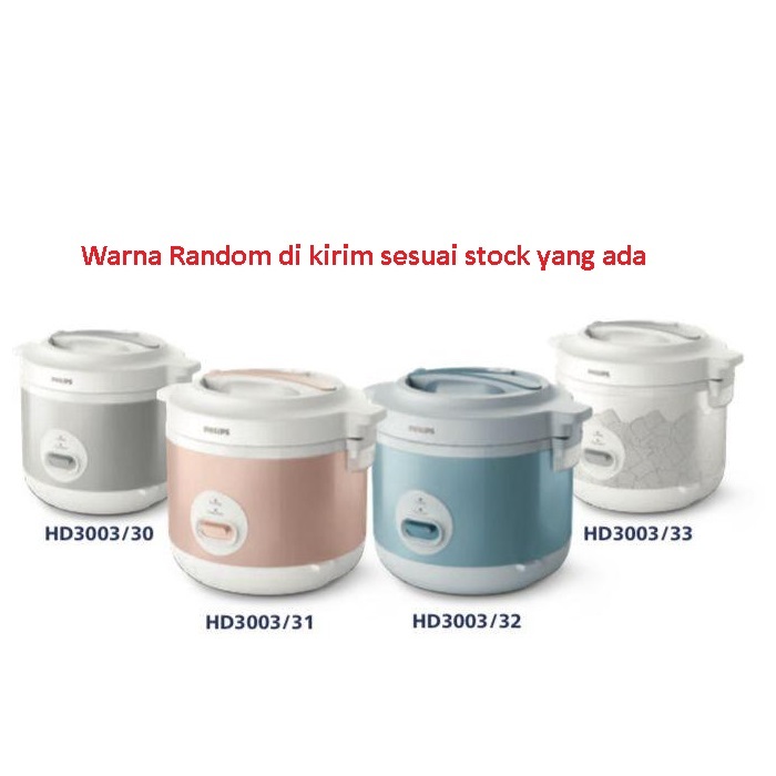 Jual Penanak Nasi Rice Cooker Philips HD-3003 1,8 Liter 400w( HD3003 ...