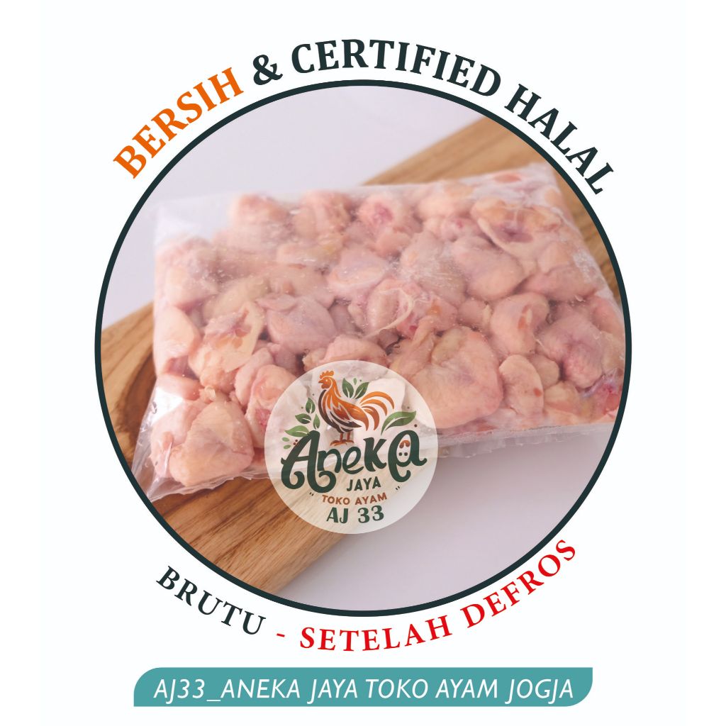 Jual Brutu ayam frozen pack 1 kg | Shopee Indonesia