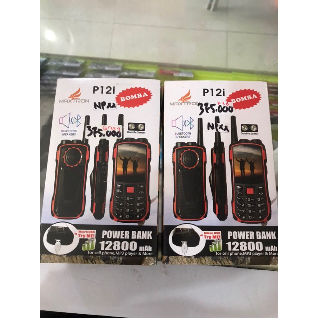 Jual HP MAXTRON P12i BOMBA BIG SPEAKER BISA JADI POWERBANK SUARA BESAR ...