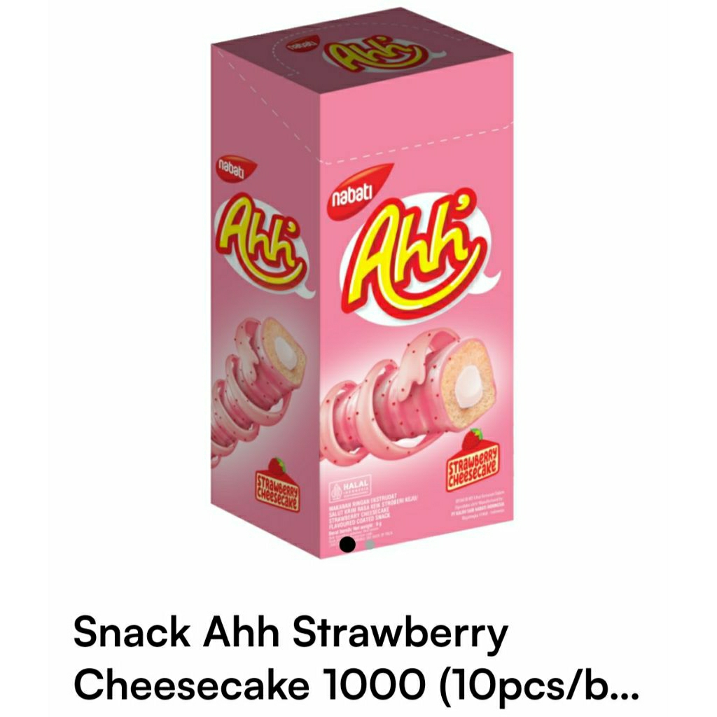 Jual Ahh 1000 / nabati ahh 9gr / ahh strawberry cheese /ahh 1000 ...