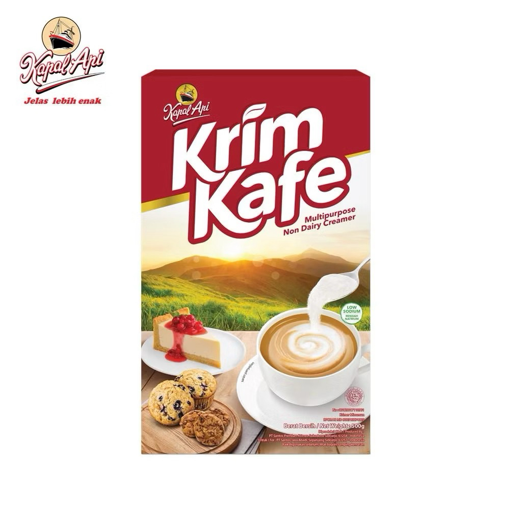 Jual Kapal Api Krim Cafe Multipurpose Non Dairy Creamer (500g) | Shopee ...