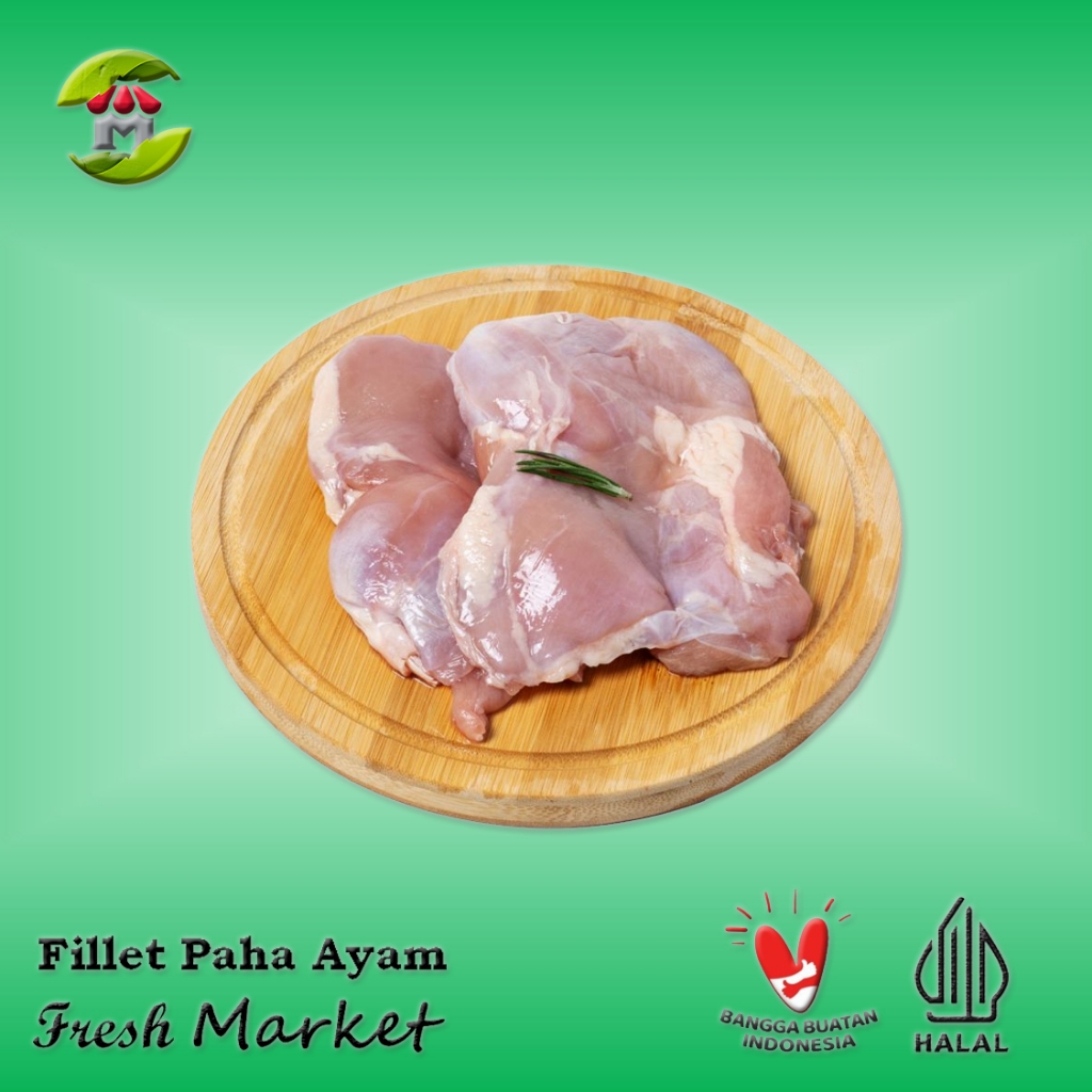 Jual [JAKPUS] Boneless Fillet Paha Ayam Tanpa Kulit Pack 970gr - 1kg ...