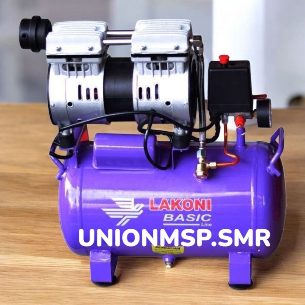 Jual Kompresor Angin Lakoni Basic 25S Oilless 0.75 HP - 24 Liter - 220V ...