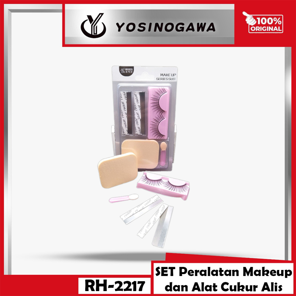 Jual YOSINOGAWA - CUCI GUDANG SET Peralatan Makeup dan Alat Cukur Alis ...