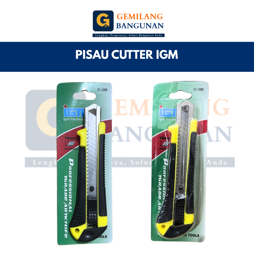 Jual Pisau CUTTER IGM / Cutter Besar IGM | Shopee Indonesia