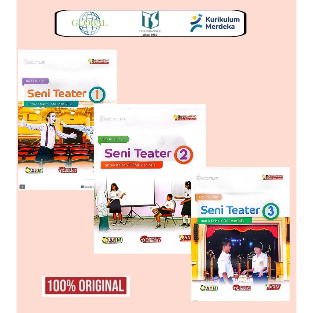 Jual Buku Seni Teater Kelas 7 8 9 SMP / Seni Teater SMP / Kurikulum Merdeka / Platinum | Shopee ...